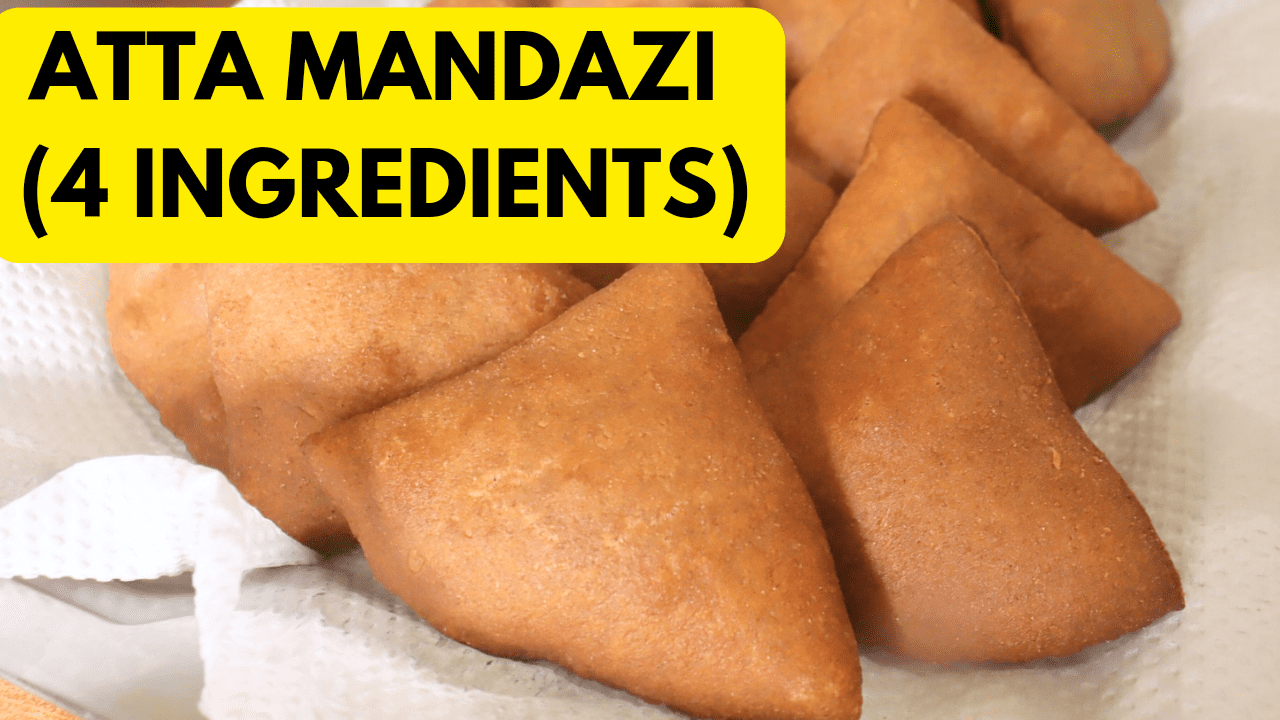 4-Ingredient Whole Wheat or Atta Mandazi: A Fluffy, Healthy Treat