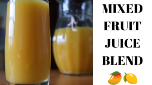 Easy Mixed Fruit Juice Recipe | Mango, Passion Fruit, Lemon & Ginger