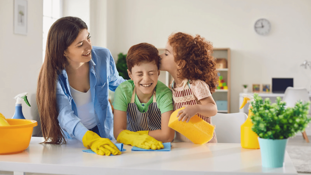 Training Children in Household Chores: 4 Chore Types and 7 Tips
